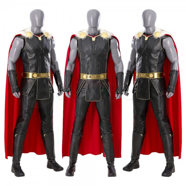 Thor 4 Love and Thunder Cosplay Suit Thor Black Battle Costume ...