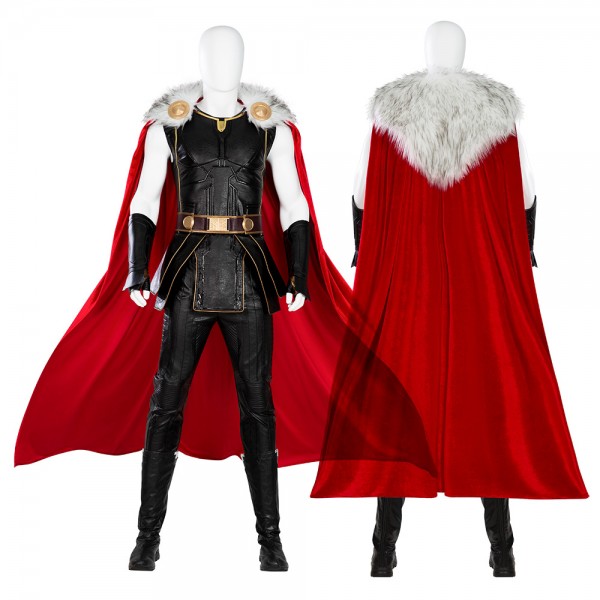 Thor 4 Love and Thunder Cosplay Costume Thor Black Halloween Suit ...