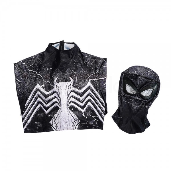 Venom Symbiote Cosplay Costume The Amazing Spiderman Black Suit - CCosplay