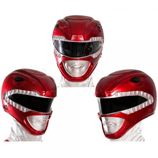 Red Ranger Costume Mighty Morphin Power Rangers Jason Lee Scott Cosplay ...