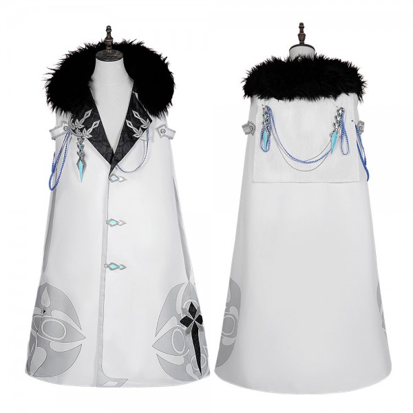 Genshin Impact Fatui Pierro The Jester Cosplay Costume Dottore Suit ...