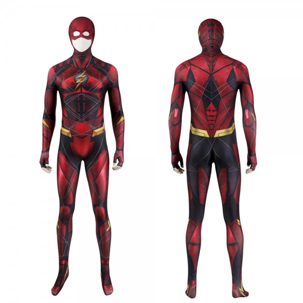 2023 Barry Allen Cosplay Costumes Halloween Jumpsuits - Champion Cosplay