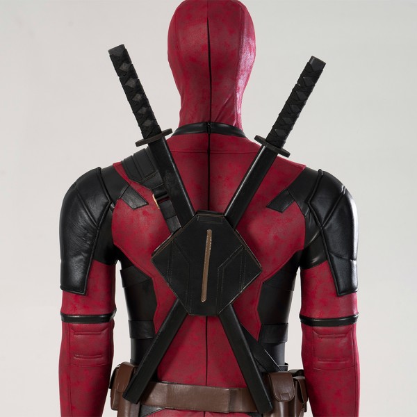 Wade Wilson Cosplay Costume Marvel Deadpool 3 Wade Halloween Red Suits ...