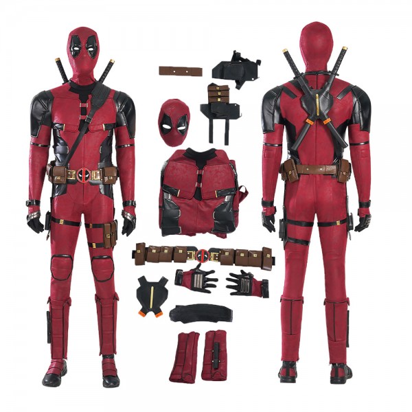 Wade Winston Wilson Cosplay Costume Deadpool 3 Movie Suit - CCosplay