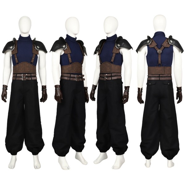 Zack Fair Cosplay Costume Final Fantasy VII Remake Suit - CCosplay