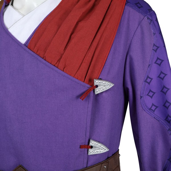 BG3 Gale Costumes Baldurs Gate Cosplay Suit Purple Halloween Outfit ...