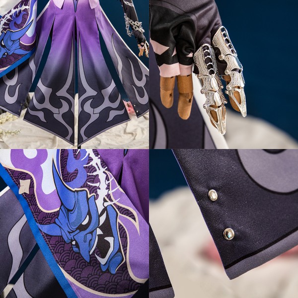 Acheron Halloween Costume Game Honkai Star Rail Cosplay Suit Dress ...