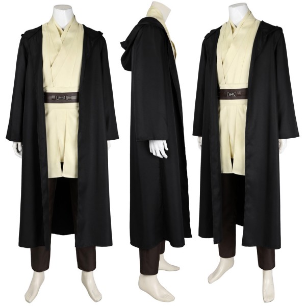Qui-Gon Jinn Costume Star Wars Episode I The Phantom Menace Cosplay ...