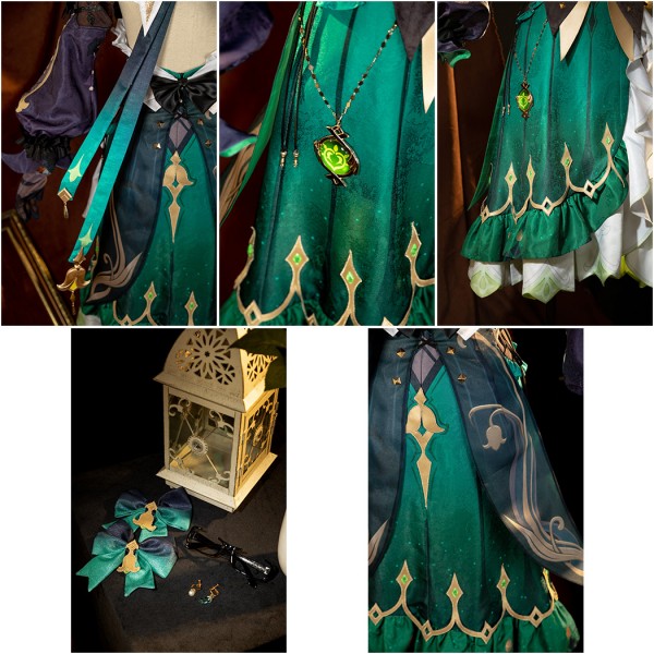 Genshin Impact Emilie Costume Game Cosplay Suit Halloween Gifts ...