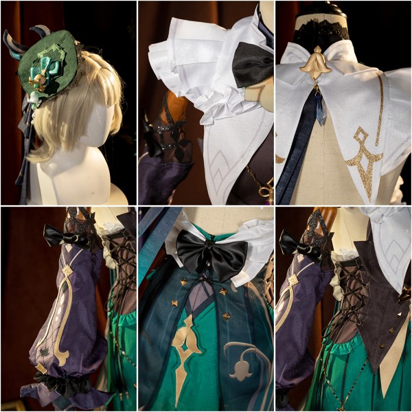 Genshin Impact Emilie Costume Game Cosplay Suit Halloween Gifts ...
