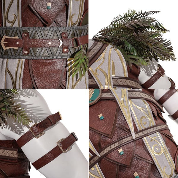 Halsin Costume Game Baldurs Gate 3 Halloween Cosplay Suit - CCosplay.com