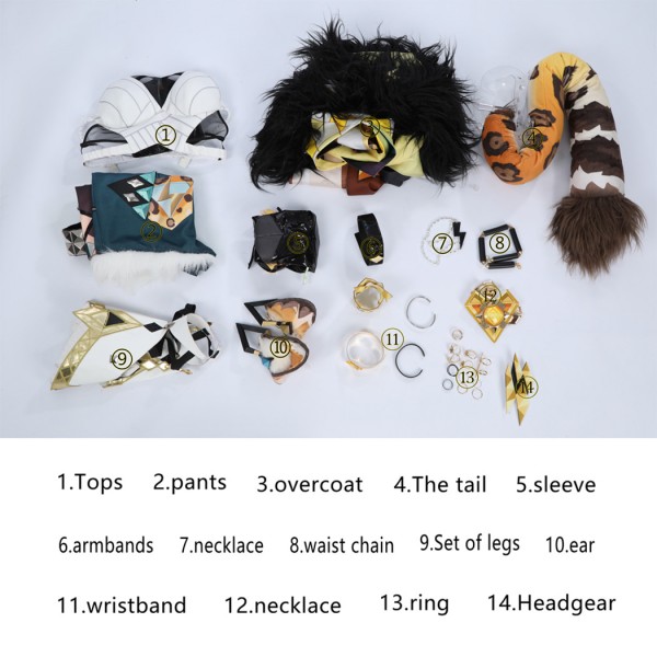 Genshin Impact Xilonen Cosplay Costume Game Women Halloween Suit ...