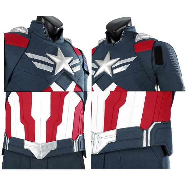 Captain America Brave New World Costume Sam Wilson Cosplay Suit ...