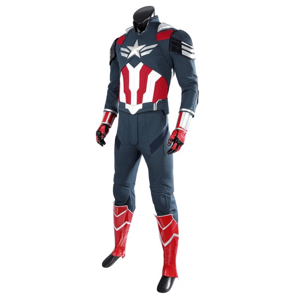 Captain America Brave New World Costume Sam Wilson Cosplay Suit ...