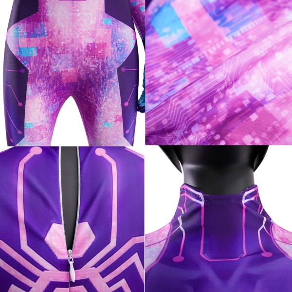 Spider-Byte Jumpsuit Spider-Man Across the Spider-Verse Cosplay Costume ...