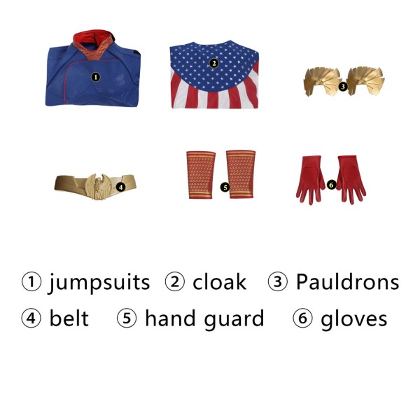 The Boys Season 3 Cosplay Costume The Homelander Halloween Suit Male ...