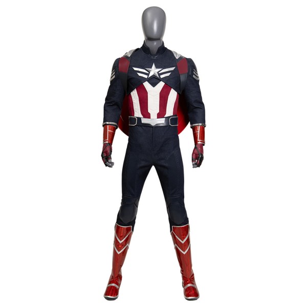 Captain America Sam Wilson Suit Captain America Brave New World Cosplay ...