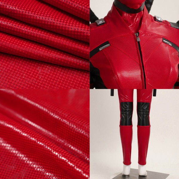 Deadpool 3 Lady Costume Deadpool & Wolverine Ladypool Halloween Cosplay ...