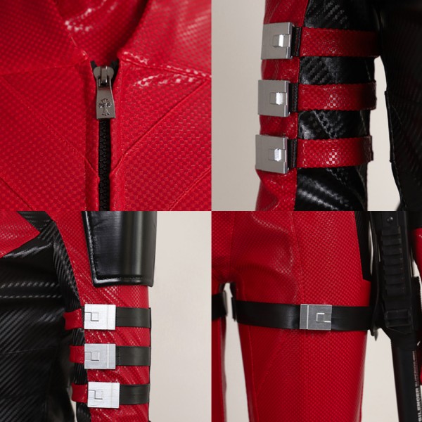 Deadpool 3 Lady Costume Deadpool & Wolverine Ladypool Halloween Cosplay ...