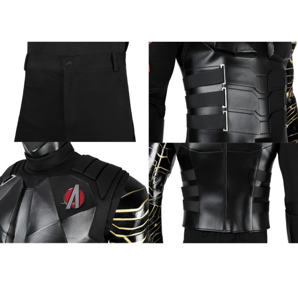 New Avengers Winter Soldier Bucky Costume Bucky Barnes Cosplay Suit ...
