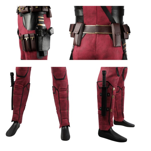 Deadpool 3 Costume 2024 Couples Deadpool Wade Wilson Cosplay Suit Lady ...