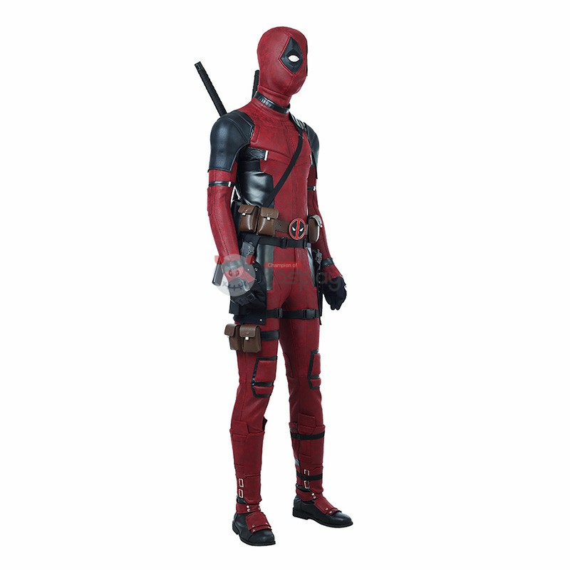 2018 Deadpool 2 Costume Wade Wilson Cosplay Costume Luxury Suit ...