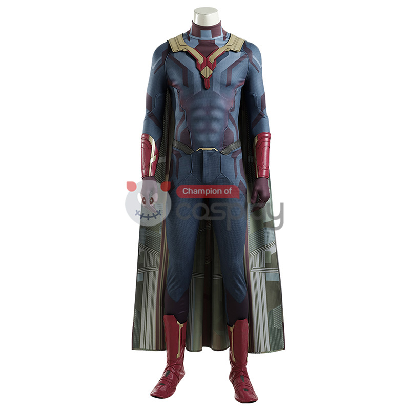 Vision Jumpsuit Wanda Vision Cosplay Costume - Champion Cosplay