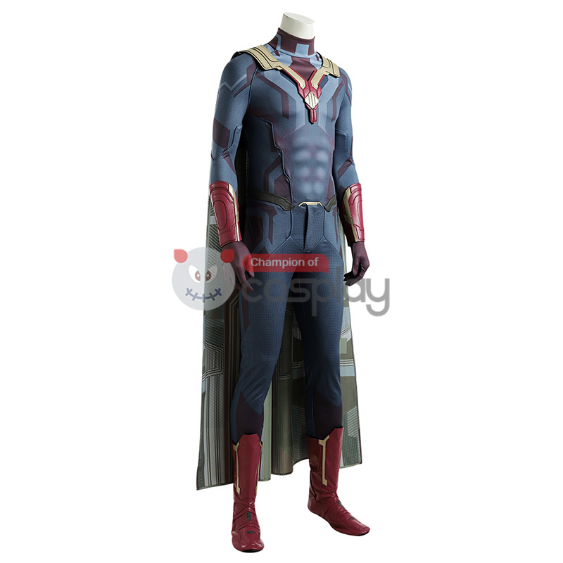 Vision Jumpsuit Wanda Vision Cosplay Costume - Champion Cosplay