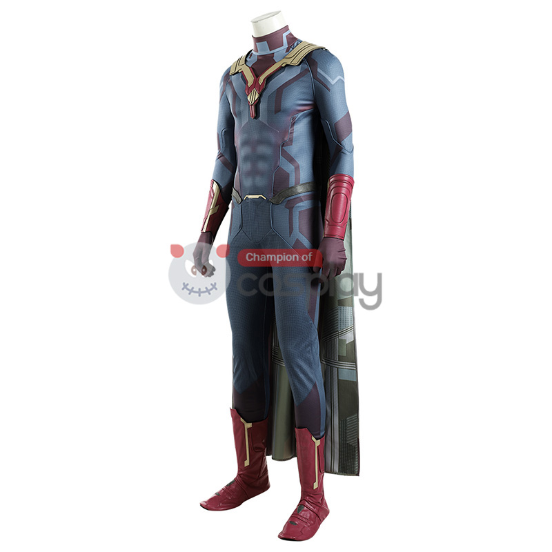 Vision Jumpsuit Wanda Vision Cosplay Costume - Champion Cosplay