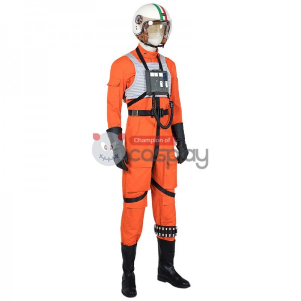 Star Wars Luke Skywalker X-Wing Pilot Fighter Cosplay Costume ...