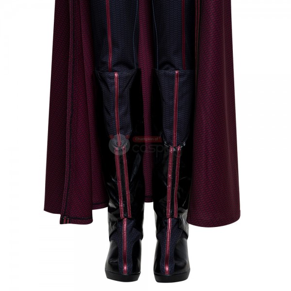 New Wanda Costume WandaVision 2021 Wanda Maximoff Scarlet Witch Cosplay ...