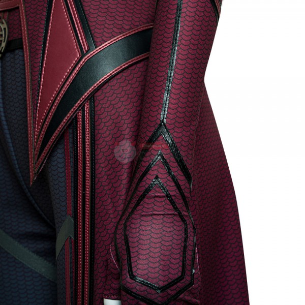 New Wanda Costume WandaVision 2021 Wanda Maximoff Scarlet Witch Cosplay ...
