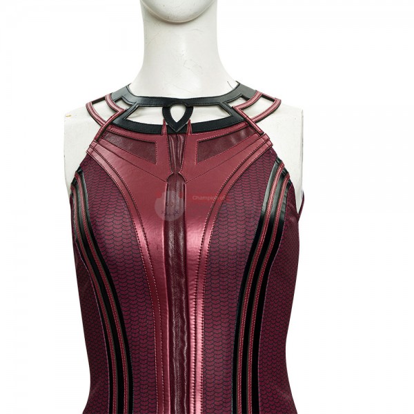 New Wanda Costume WandaVision 2021 Wanda Maximoff Scarlet Witch Cosplay ...