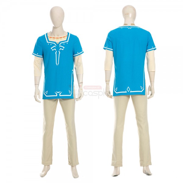 Link Costume The Legend of Zelda Breath of The Wild Link Cosplay Suit ...