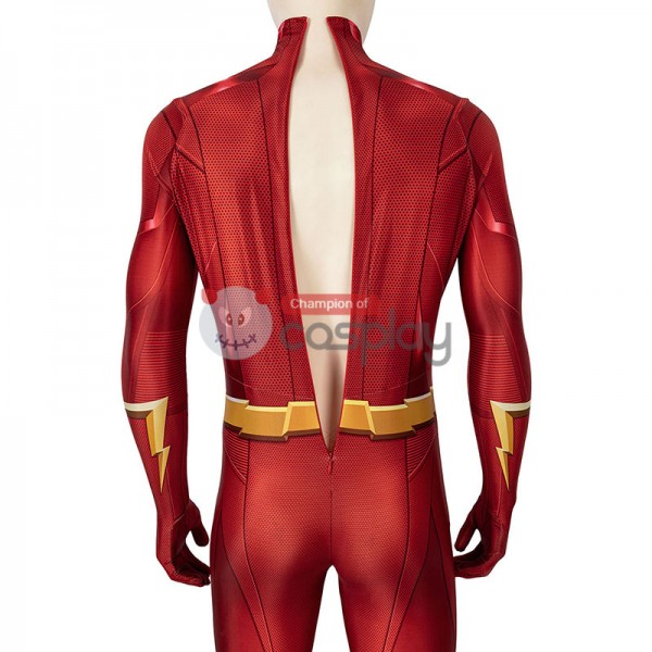 Barry Allen Red Bodysuit Halloween Cosplay Costume - Champion Cosplay