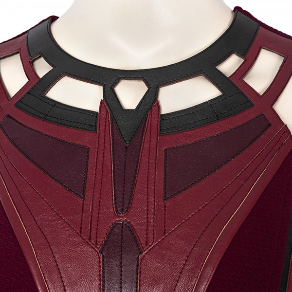 Wanda Costume WandaVision Maximoff Scarlet Witch Cosplay Suit - CCosplay