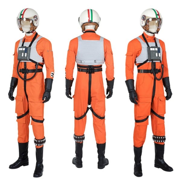 Star Wars Luke Skywalker X-Wing Pilot Fighter Cosplay Costume - CCosplay